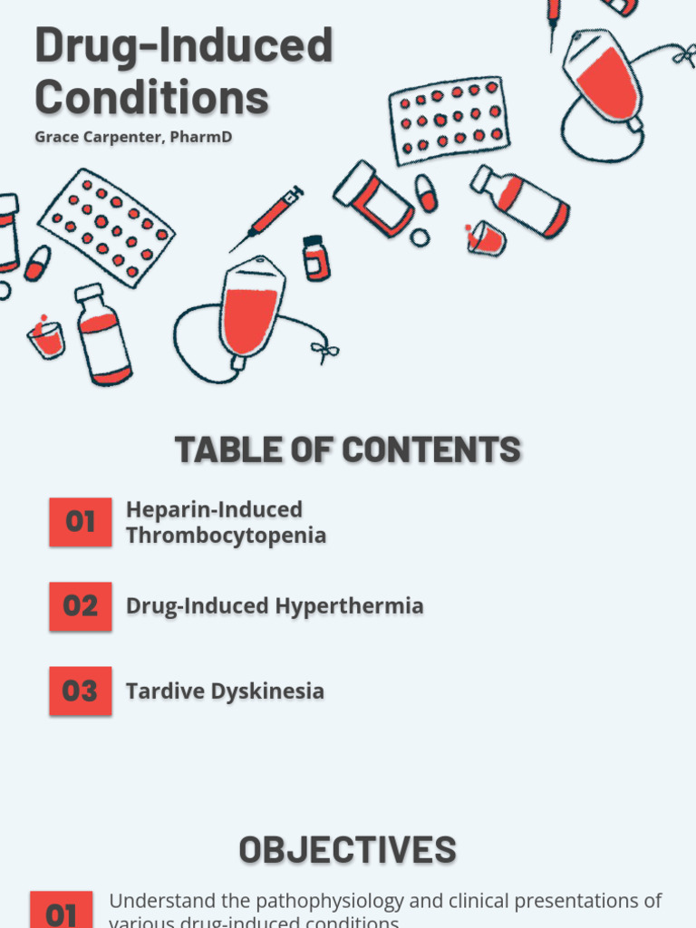 Drug-Induced Conditions Lecture | PDF | Antipsychotic | Clinical Medicine