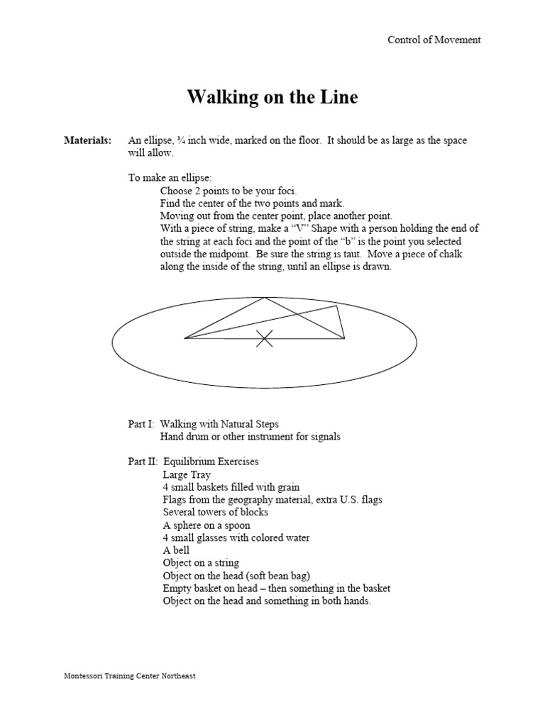 Walking On The Line Handout | PDF | Wellness