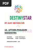 Rasi - Nakshatra Table | PDF | Religion & Spirituality