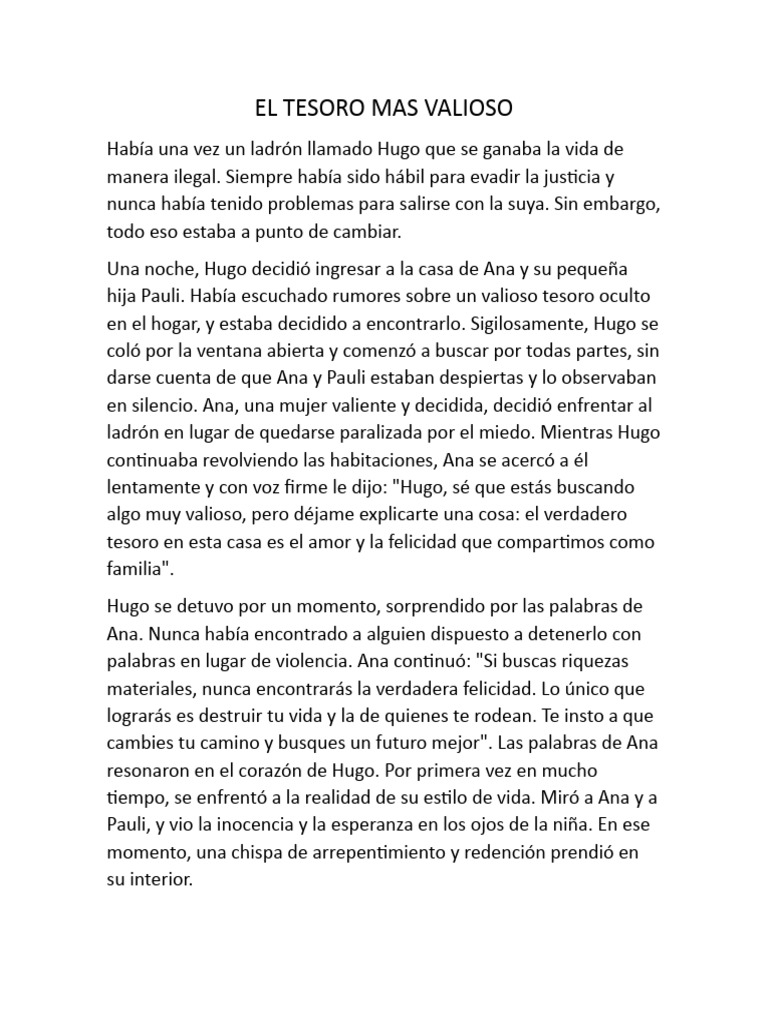 EL TESORO MAS VALIOSO | PDF