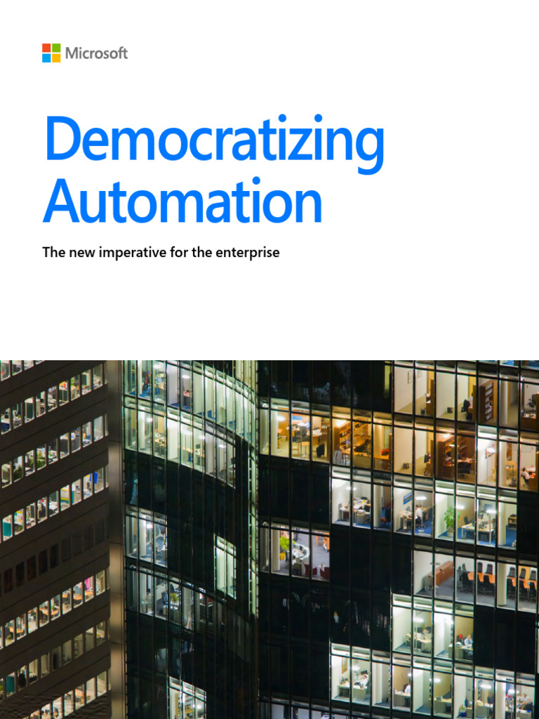 Democratizing Automation | PDF | Automation | Cloud Computing