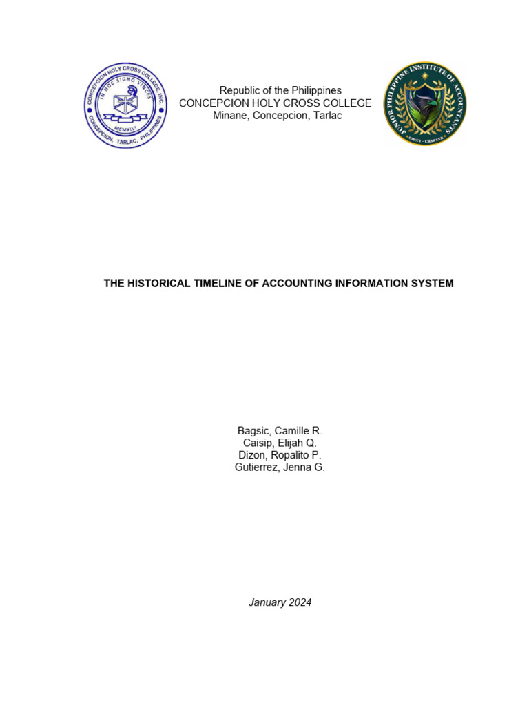 Evolution of Accounting Information Systems | PDF | Databases | Information System