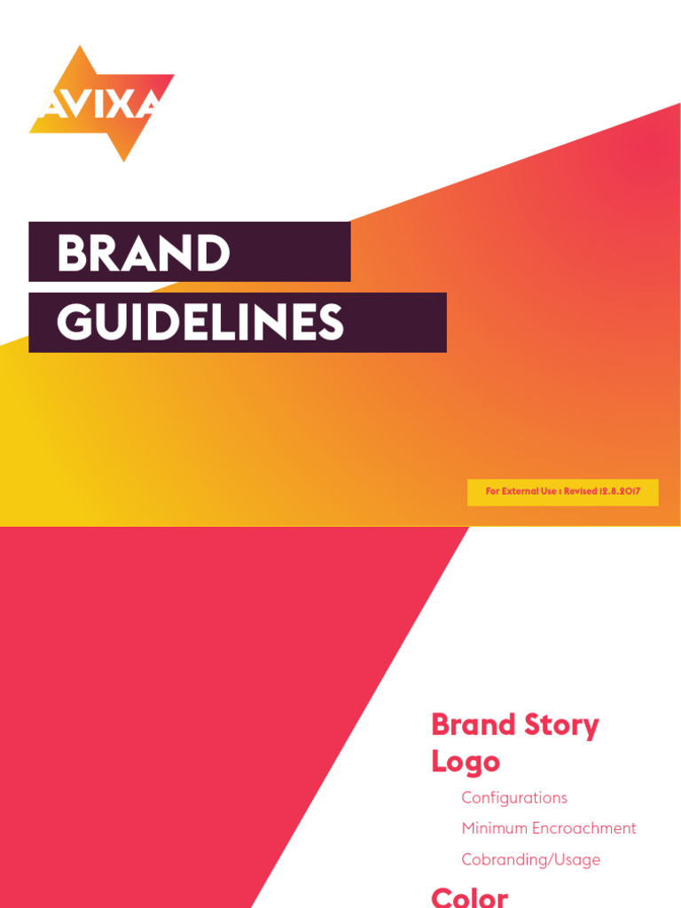 AVIXA Brand Guidelines Overview | PDF | Logos | Brand