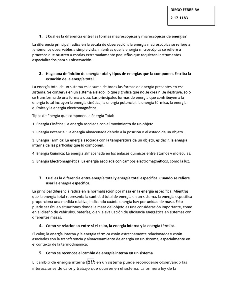 Segundo Capitulo Termodinamica | PDF | Calor | Transferencia de calor