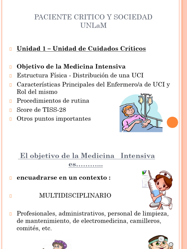 Diapos-unidad de Cuidados Criticos-2022 | PDF | Medicina de Cuidados Intensivos | Unidad de ...