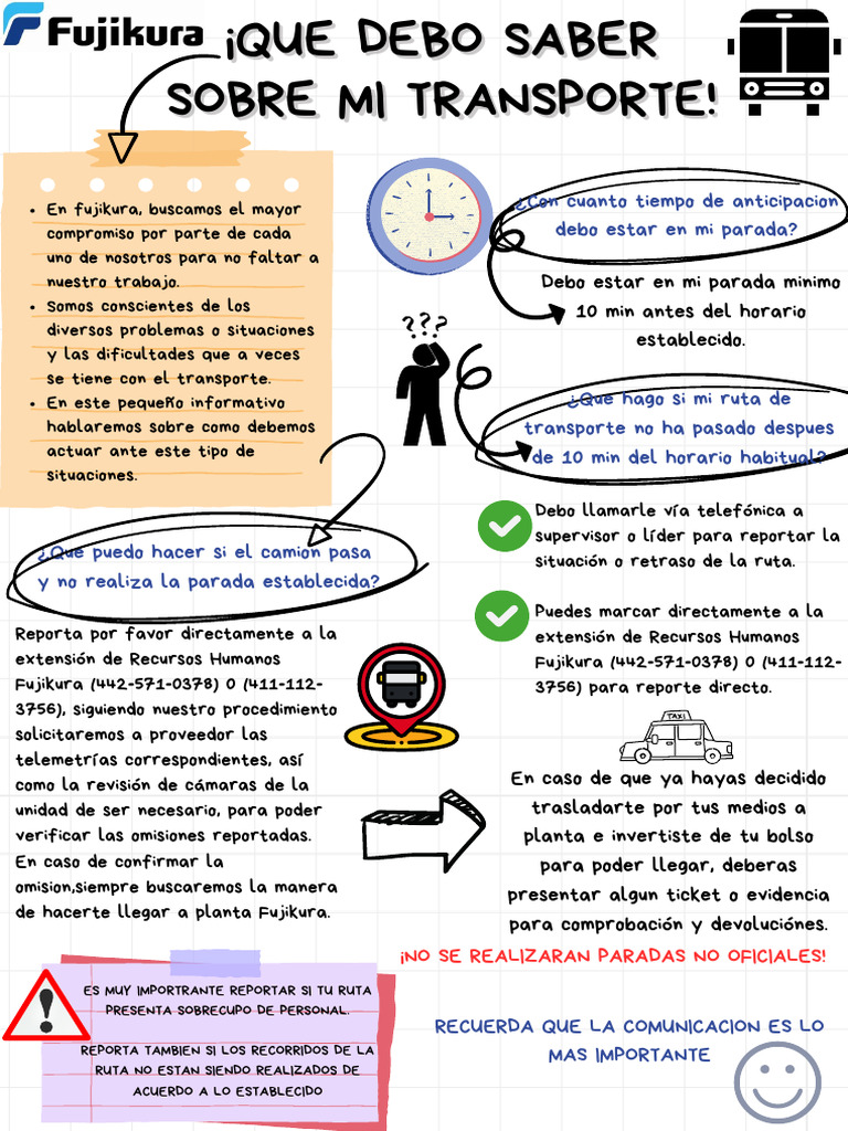 Que Debo Saber Sobre Mi Transporte - Fujk of | PDF