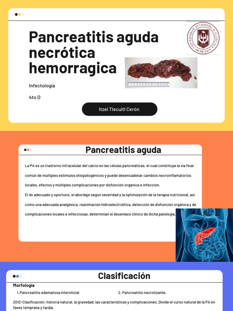 Pancreatitis Aguda: Diagnóstico y Manejo | PDF | Septicemia | Enfermedades y trastornos