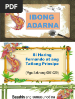 Si Haring Fernando at Ang 3 Prinsipe - Saknong 7-29 | PDF