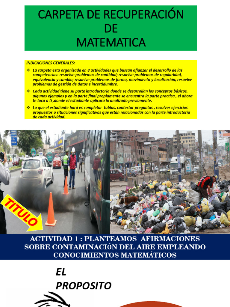 Carpeta de Recuperación Mate-Tercero 2023 | PDF | Permutación | Número Real