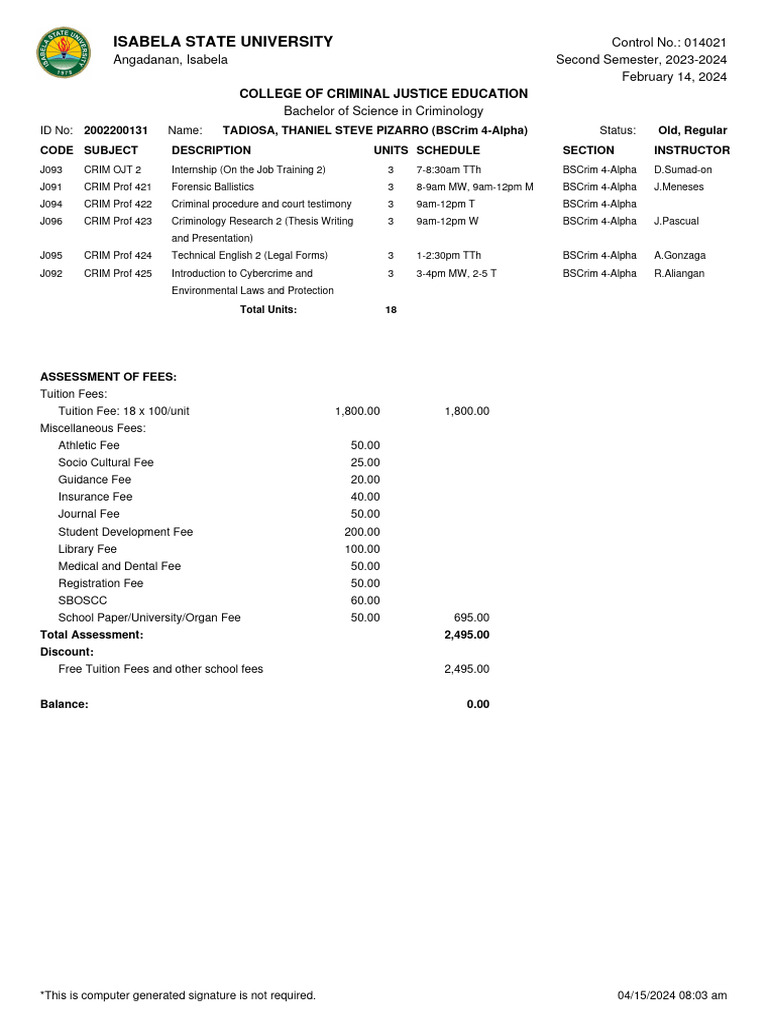 Isu Assessment Form 04152024 | PDF | Justice | Crime & Violence