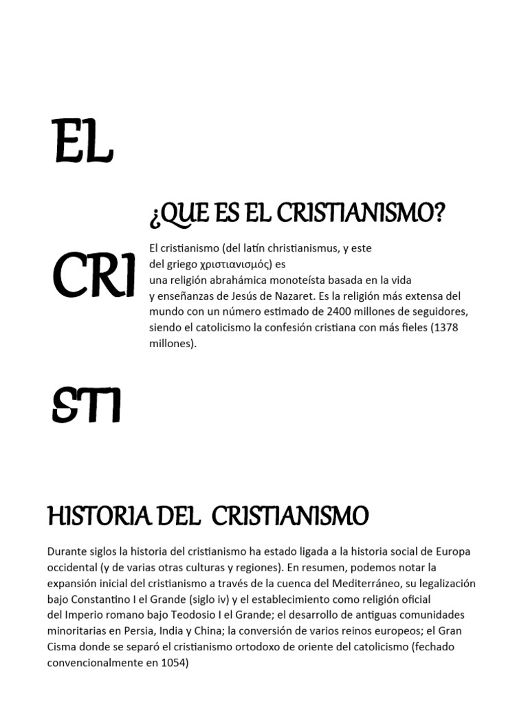 letras religion | PDF | Biblia | Historia del cristianismo