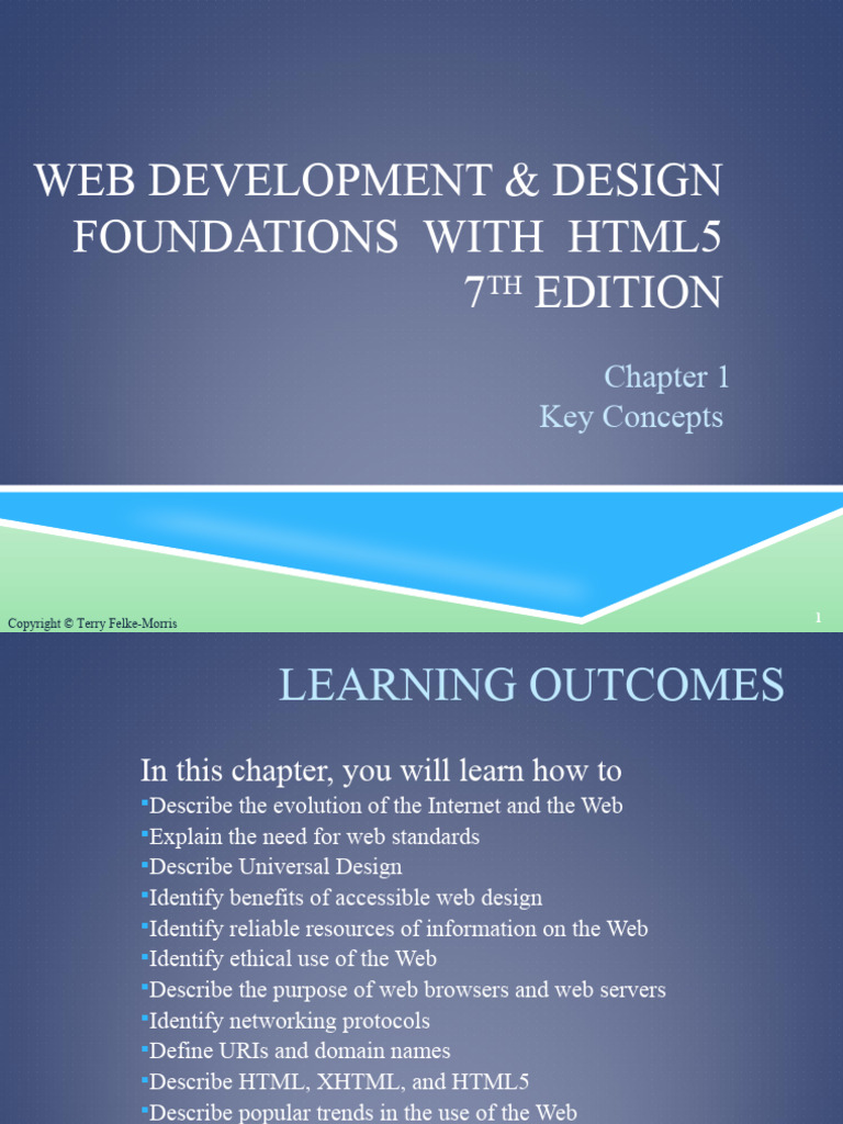 Chapter 1 - Introduction To The Internet and World Wide Web | PDF ...