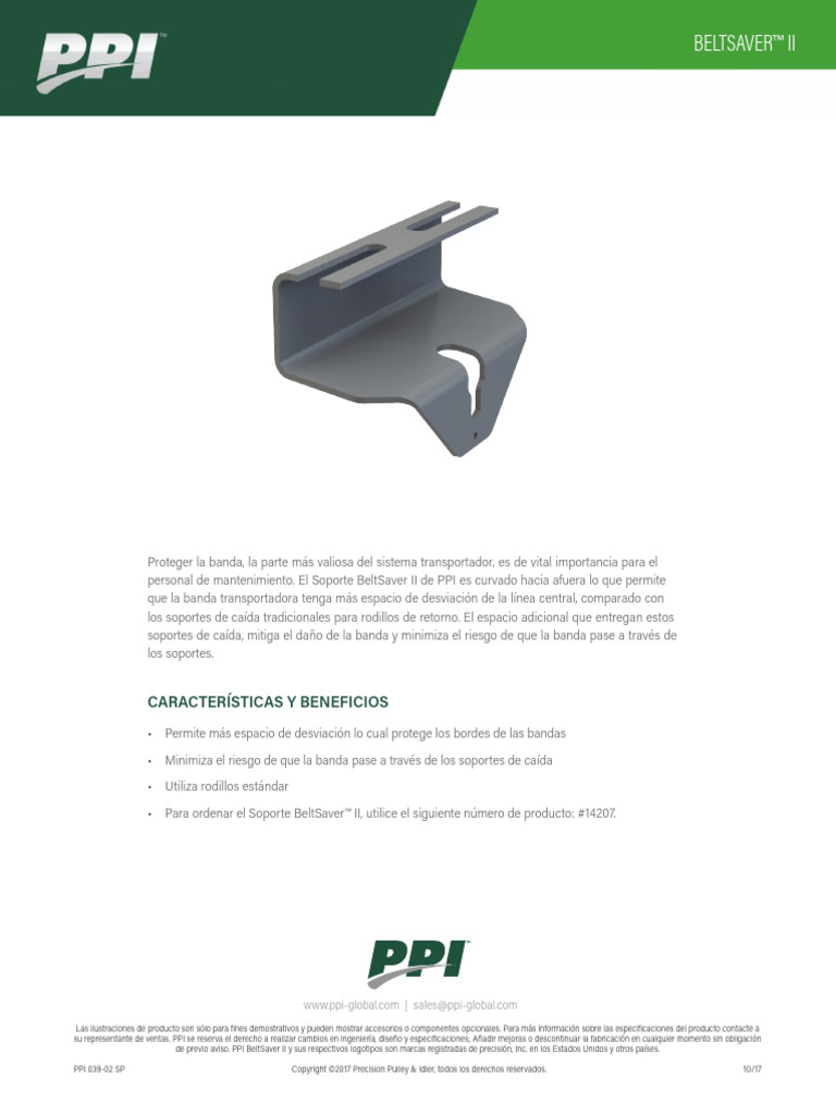 PPI 039-02 SP BeltSaver 2 | PDF
