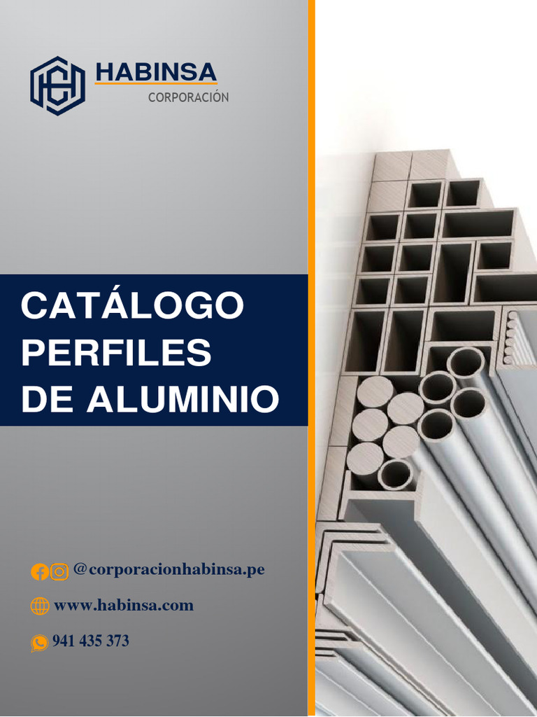 Catálogo Perfiles de Aluminio Habinsa | PDF
