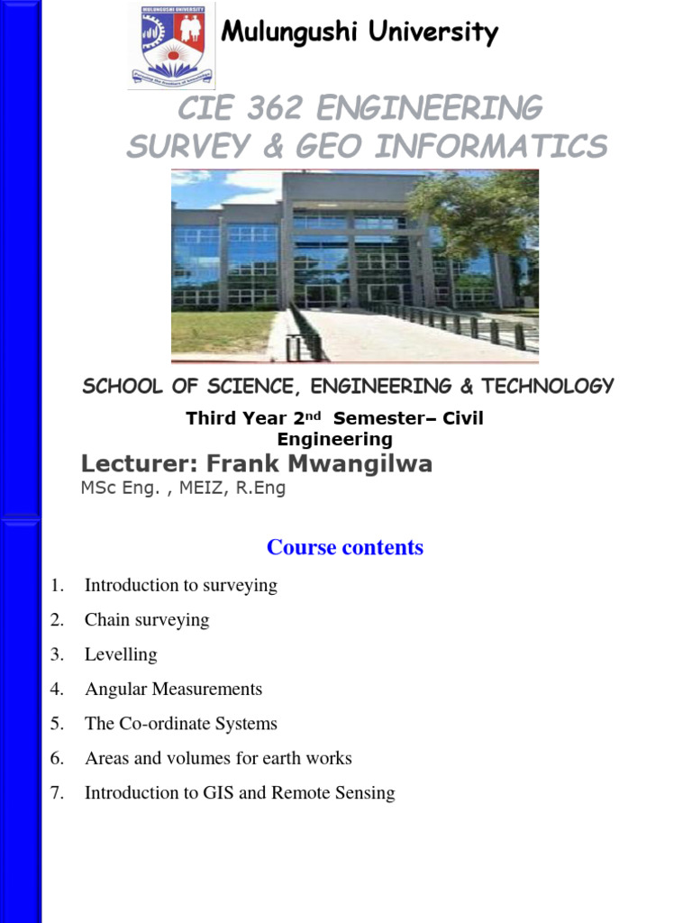 1-Introduction To Surveying | PDF | Surveying | Significant Figures