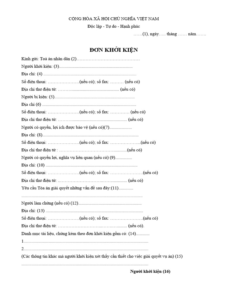 mau-so-23-DS-don-khoi-kien | PDF