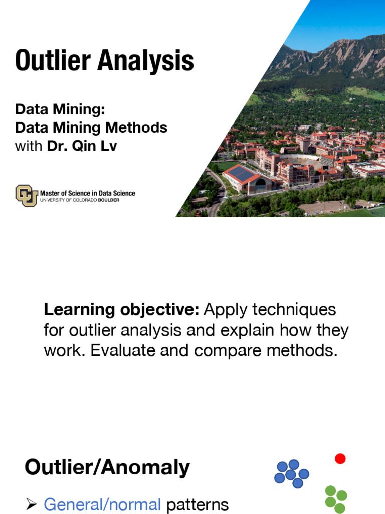 Outlier-Analysis | PDF | Outlier | Machine Learning