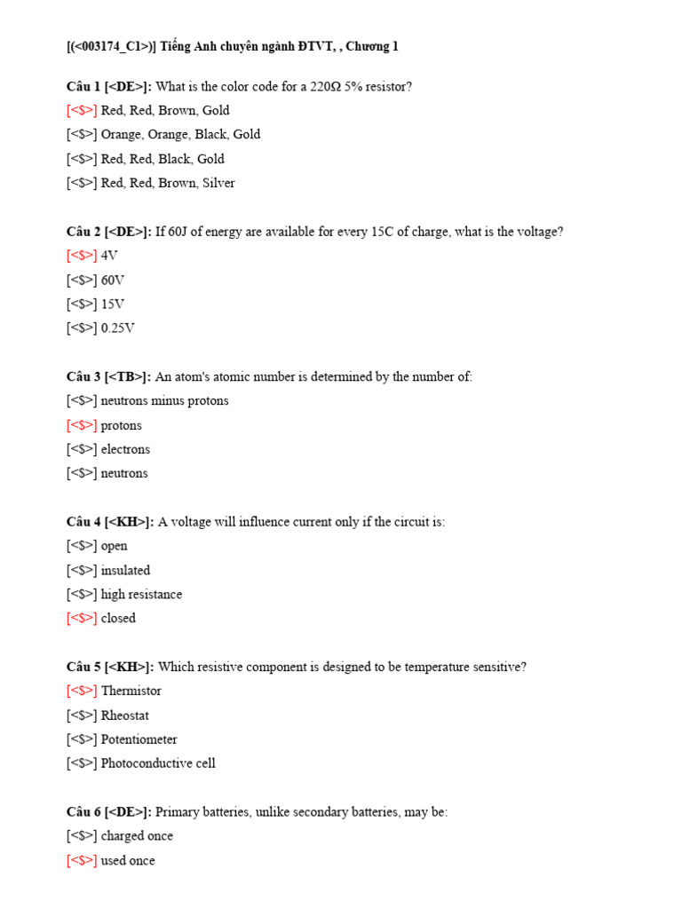 Electrical Engineering Quiz Questions | PDF | P–N Junction | Rectifier