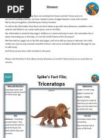 Jurassic Park Trilogy Dinosaur Guide | PDF | Tyrannosaurus | Taxa