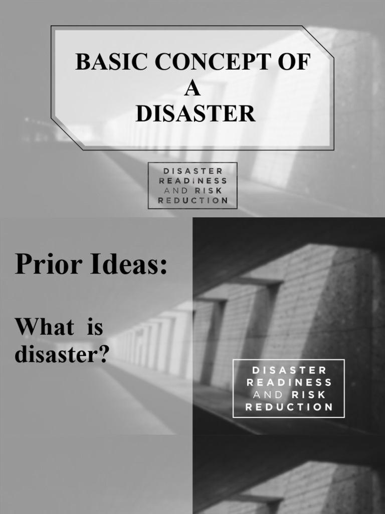2 - Basic Concept of Disaster.. | PDF