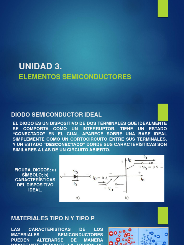 Elementos Semiconductores Diodos y Transistores | PDF | Semiconductores | Diodo