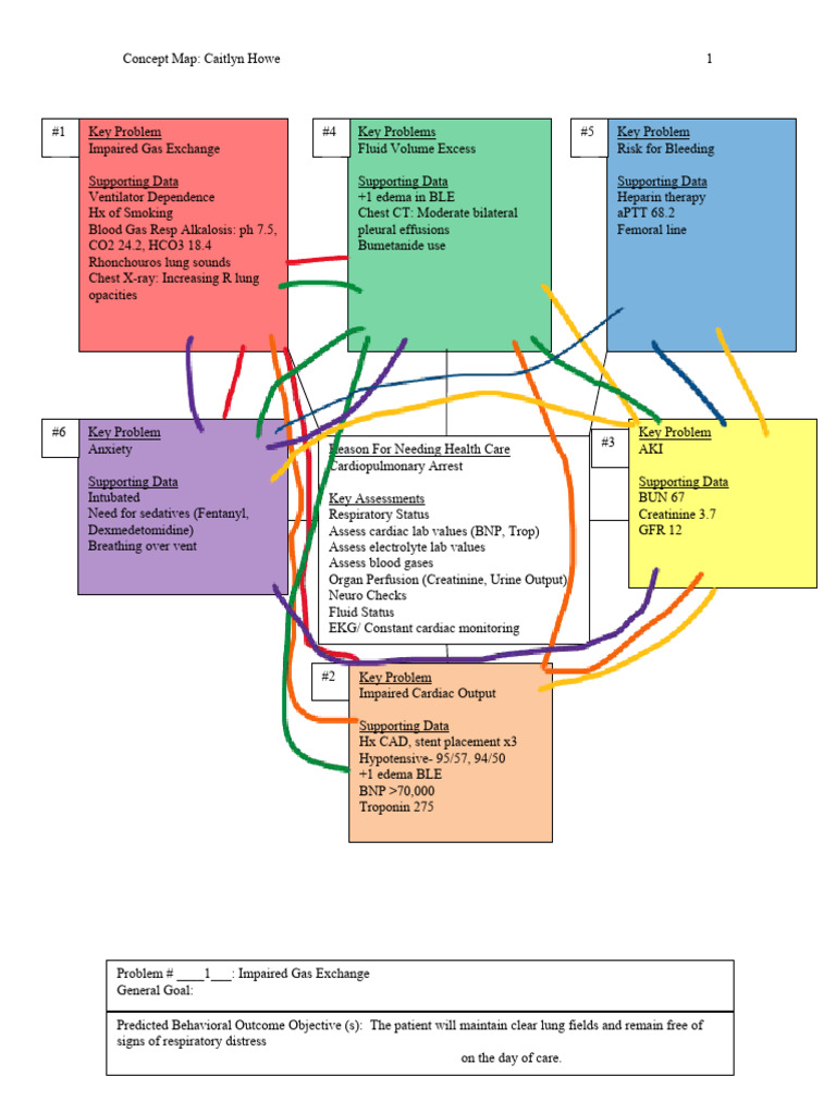 Concept Map CC | PDF | Heart | Bleeding