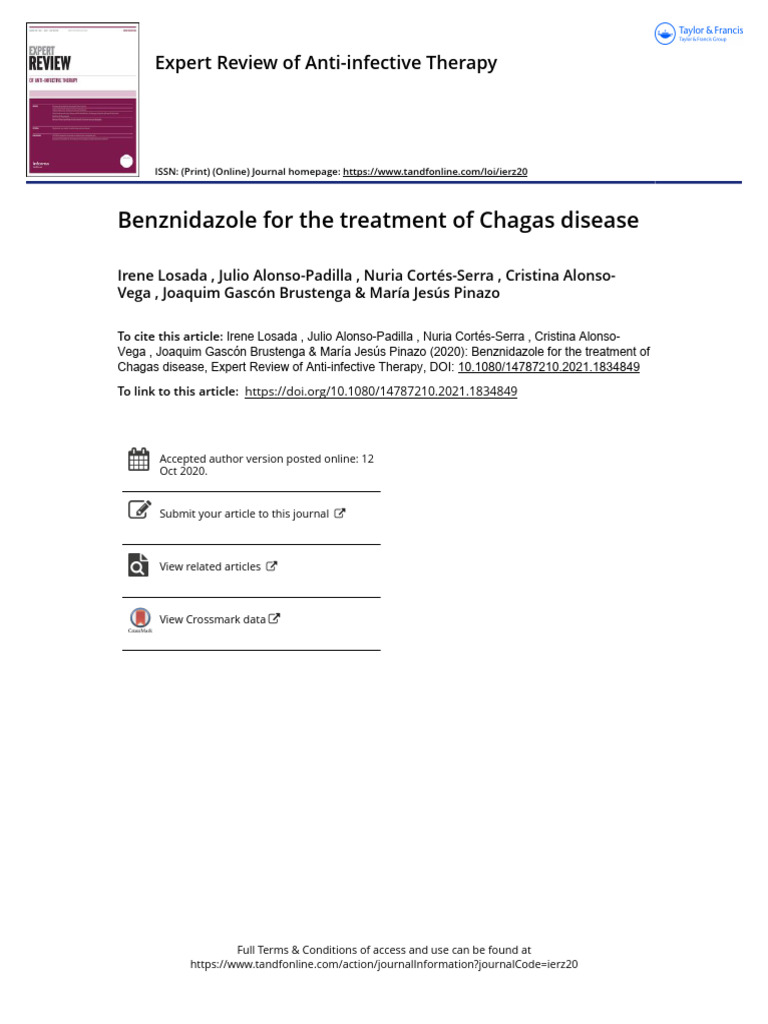 Benznidazole: Chagas Disease Treatment Guide | PDF | Clinical Trial ...