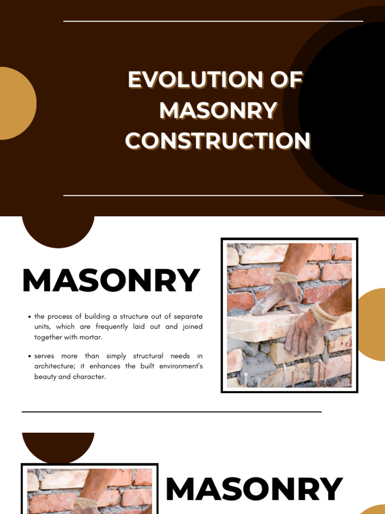 Evolution of Masonry Construction & Structural Steel System of Framing ...