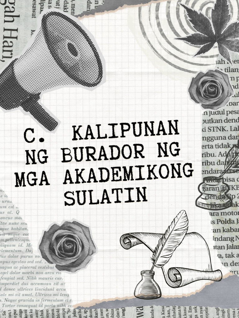 C. Kalipunan Ng Burador Ng Mga Akademikong Sulatin | PDF