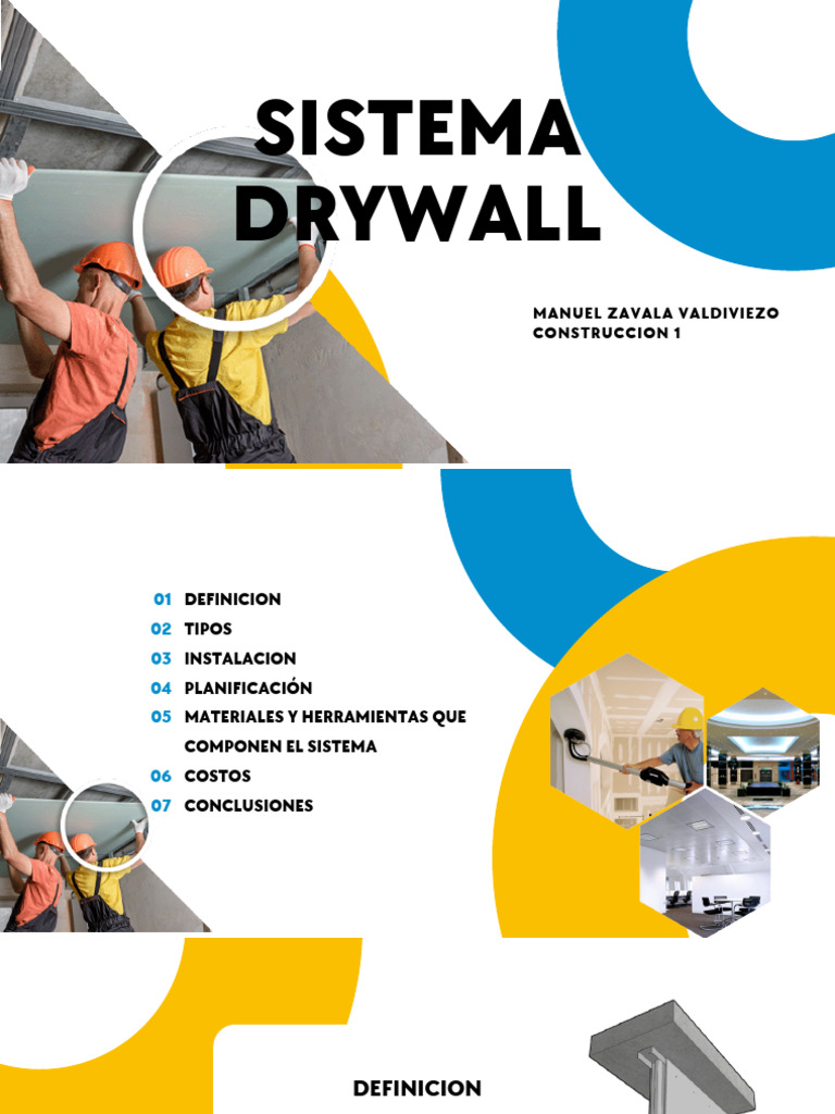 Sistema Drywall | PDF | Materiales | Materiales de construcción