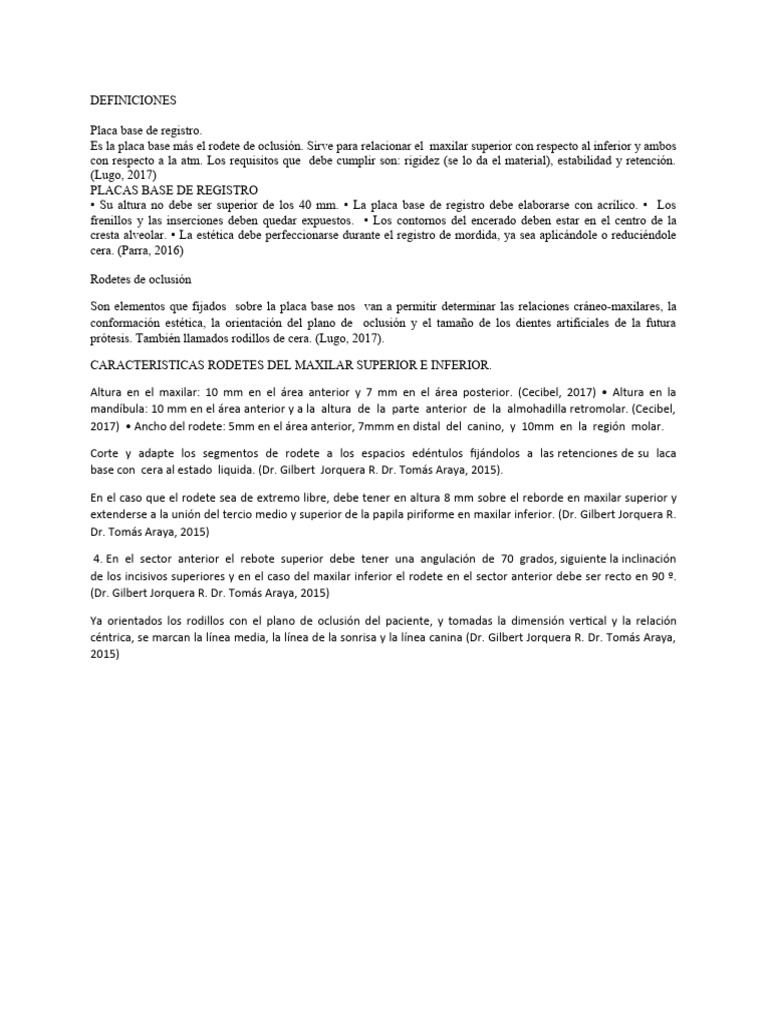 DEFINICIONES Rodetes | PDF