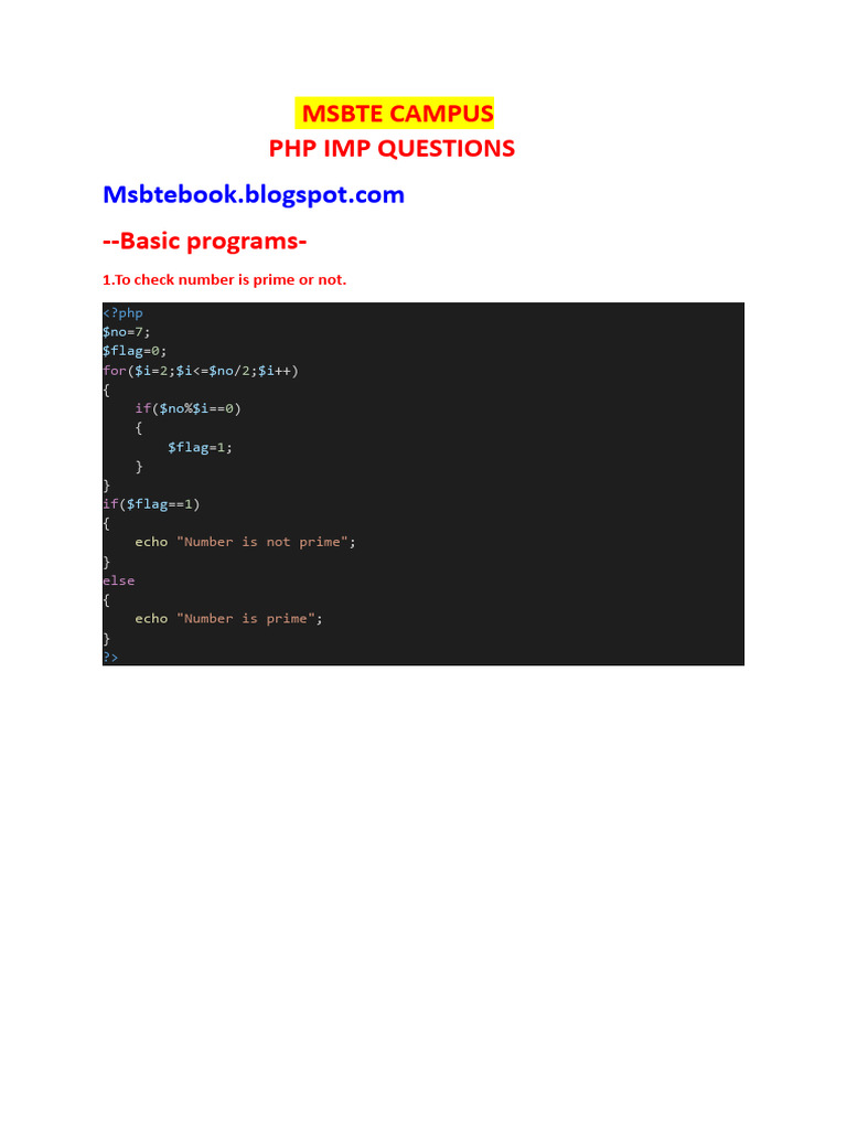 Php Imp Questions Pdf Computer Data Software Engineering 
