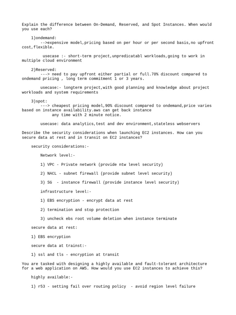 aws scenario | PDF | Computing | Computer Networking