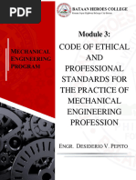Code of Ethics For Mechanical Engineers | PDF | Engineer | Profession