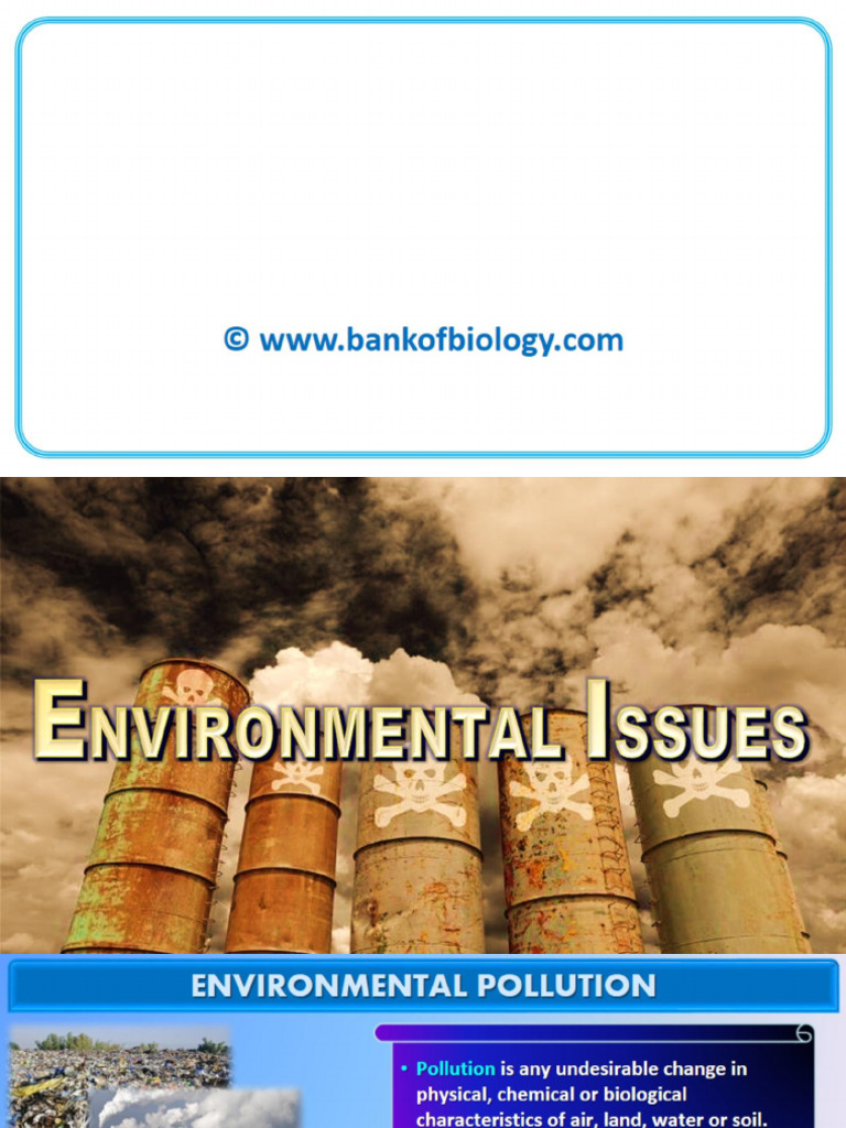 16 Environmental Issues Botany PPT Part 1 | PDF