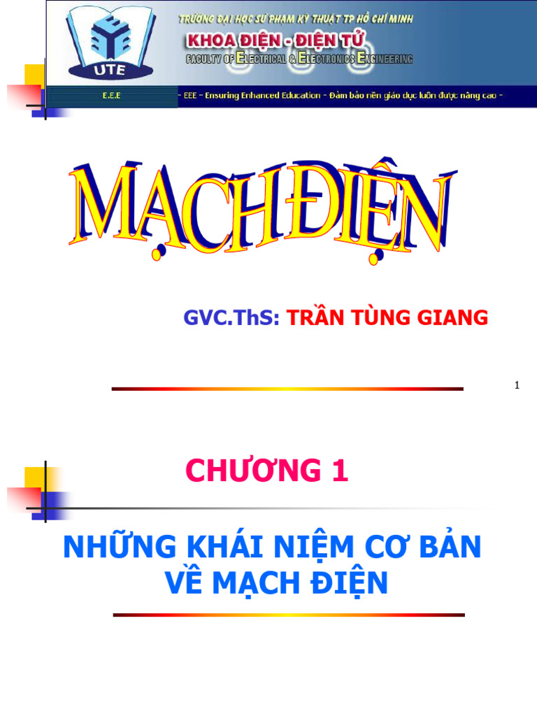 Bai Giang Chuong 1 | PDF