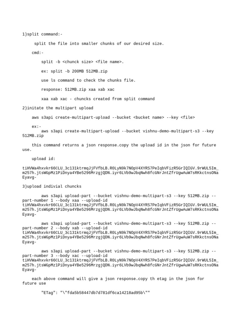 Multipart Upload | PDF | Computer File Formats | Computer Data