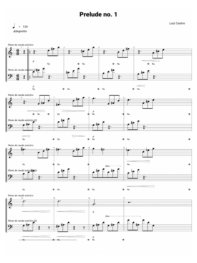 Castro - Prelúdio Op 1 | PDF