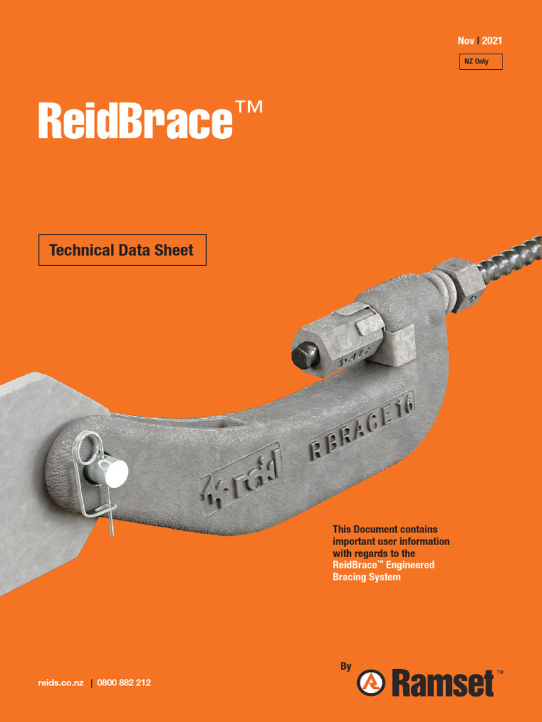 cb0369 Reid Reidbrace Technical Data Sheet - Nov - 2021 Pin and Clips ...