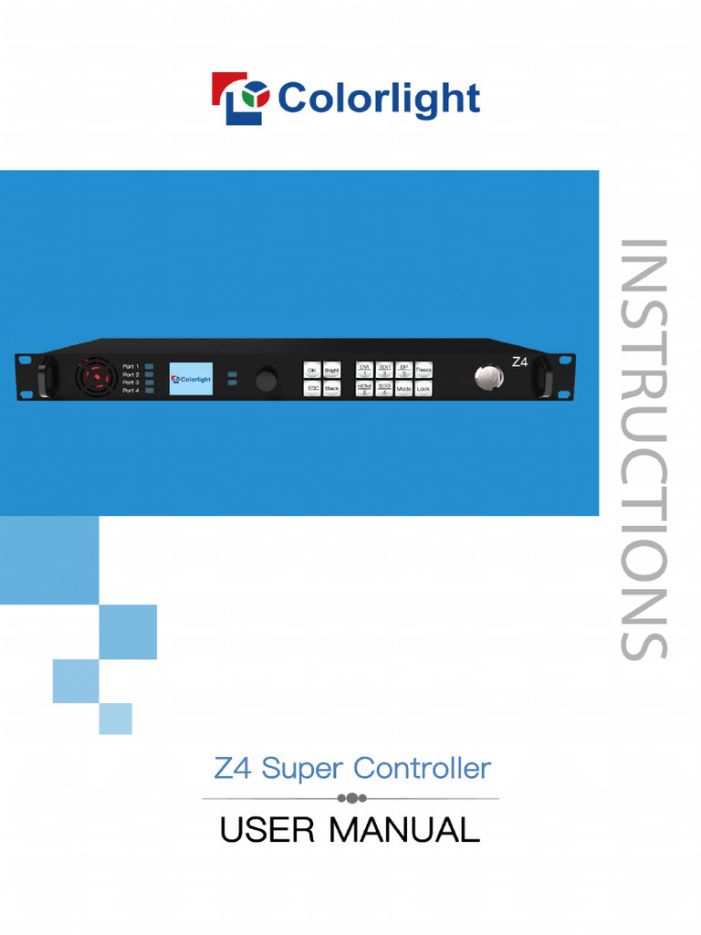 Colorlight Z4 | PDF | Ip Address | Hdmi