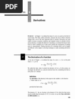 Derivatives | PDF | Slope | Derivative