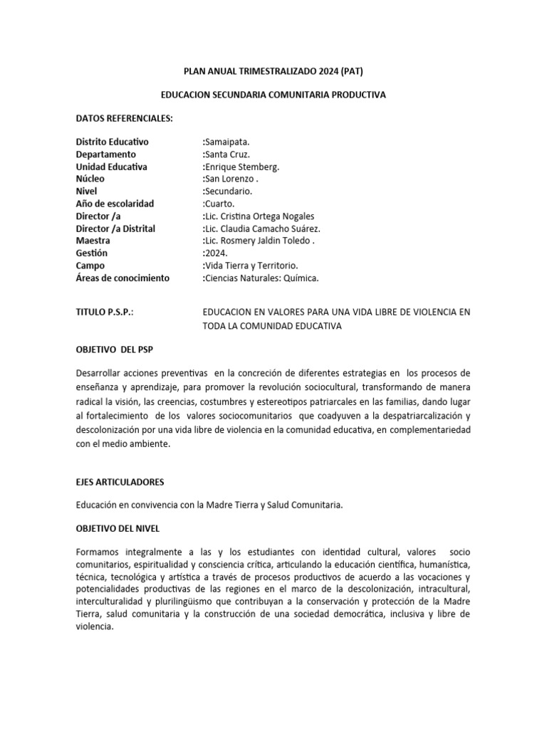 4to QMC-1 | PDF | Redox | Química