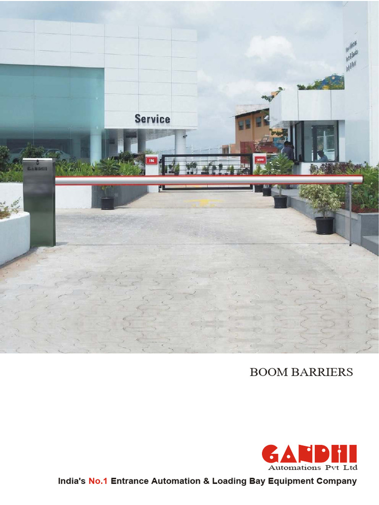 Automatic Boom Barriers Brochure | PDF | Traffic Light | Automation