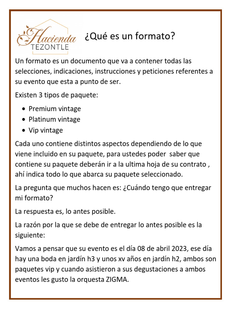 QUE ES UN FORMATO | PDF