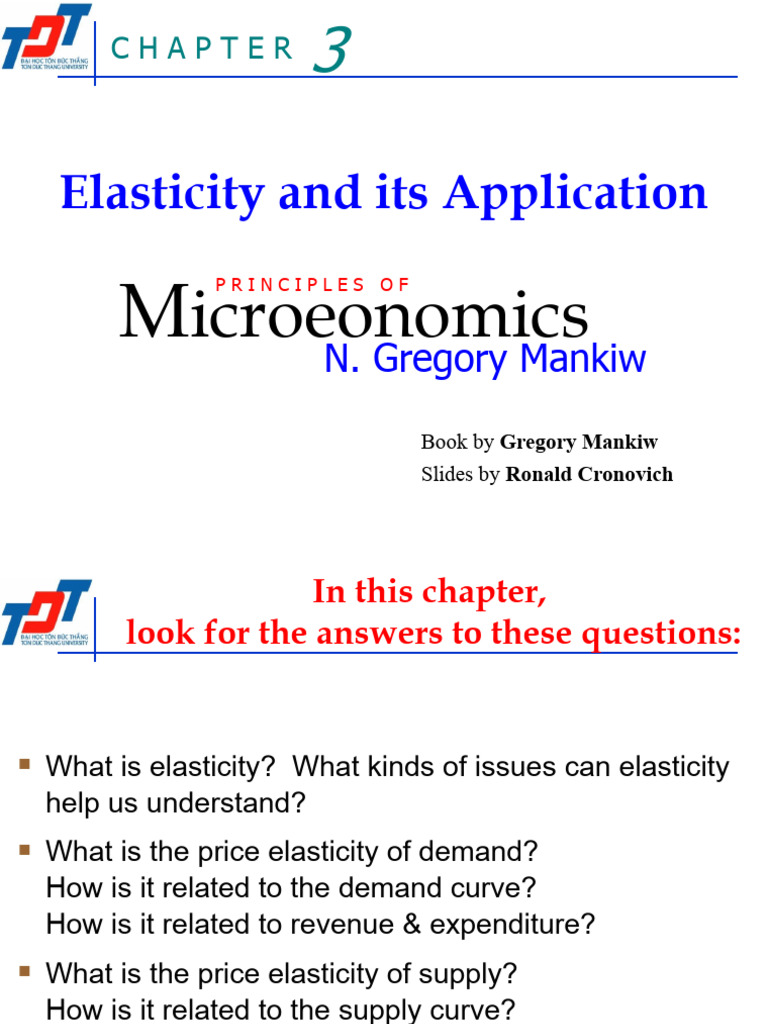 QTKD-701020-MICRO - Ch03 - Elasticity and Its Application | PDF | Price Elasticity Of Demand ...