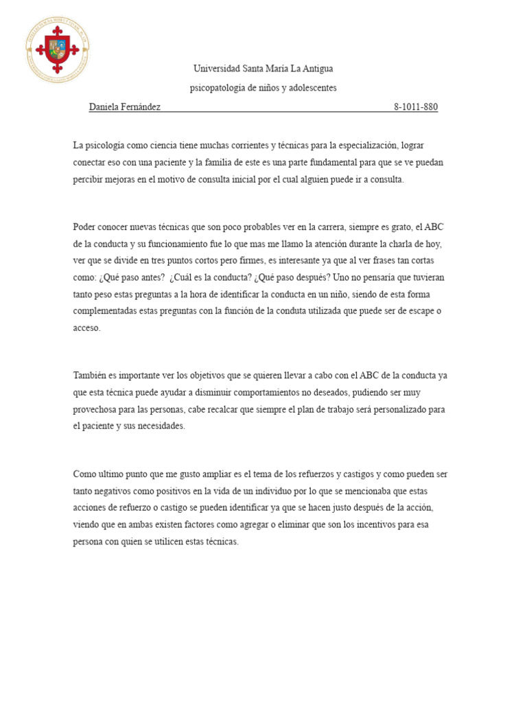ABC de La Conducta | PDF