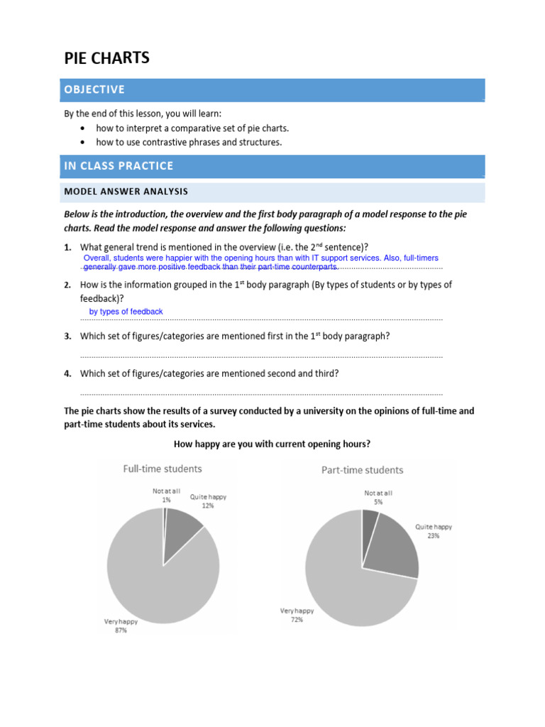 04-Writing - Pie Chart | Download Free PDF | Sentence (Linguistics ...