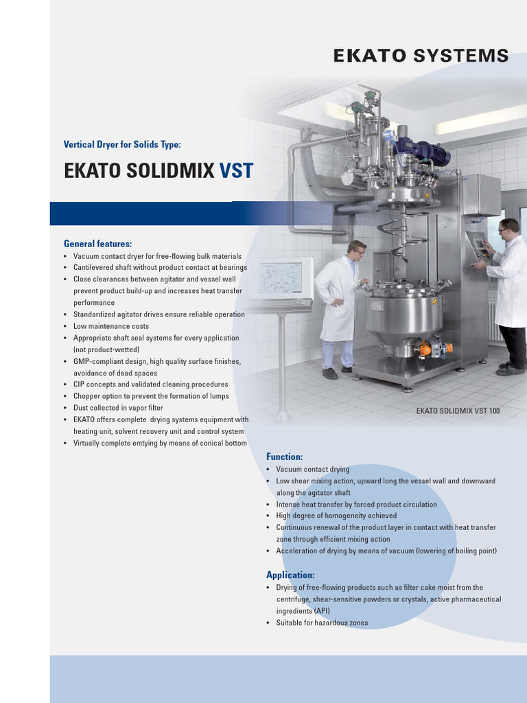 Ekato Solidmix VST e | PDF