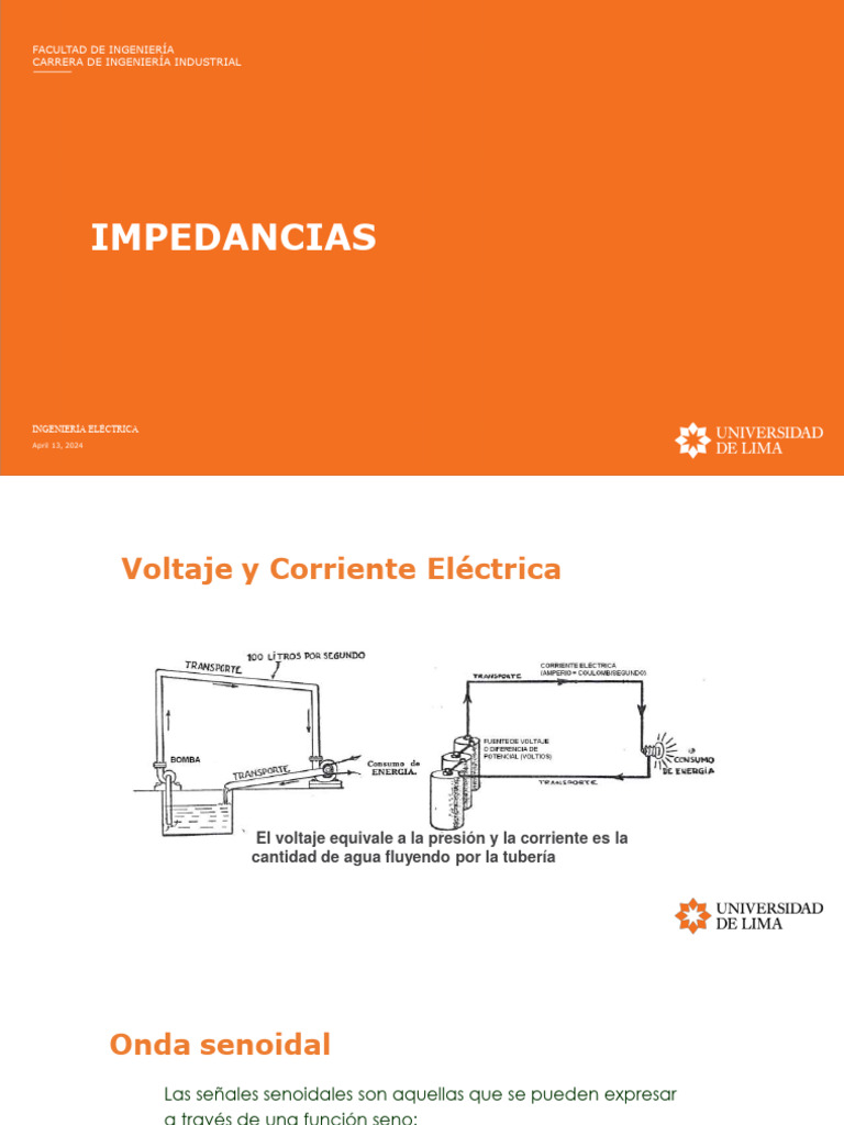 S1 Impedancia | PDF | Inductor | Impedancia eléctrica