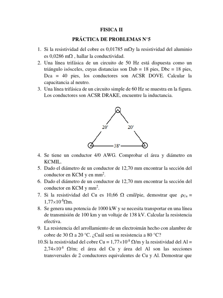 Práctica de Problemas 5 | PDF